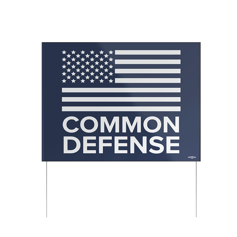 Yard Sign – Common Defense